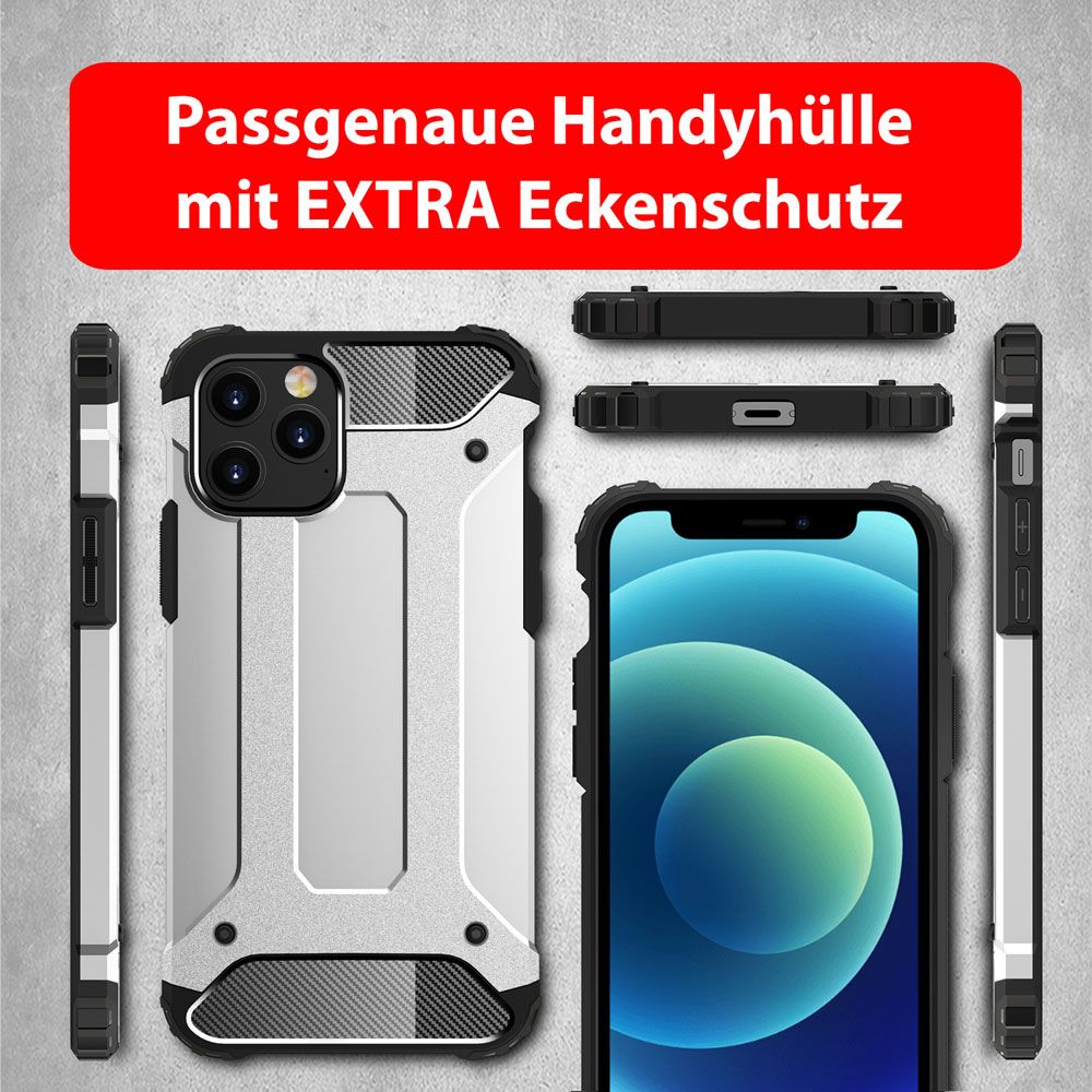 Robuste Outdoor Hülle für iPhone 12 Outdoor Case Gold